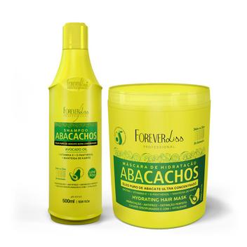 Kit Shampoo e Máscara Capilar Abacachos Forever Liss - Kit de ...
