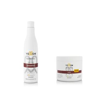 Kit Shampoo E Máscara Yellow Nutritive Therapy 500Ml - Kit de ...