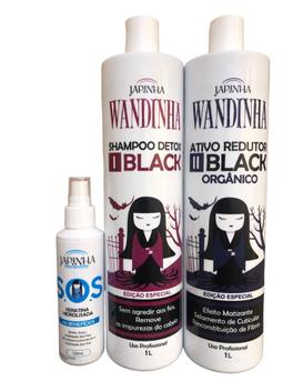 Kit Shampoo + Progressiva Japinha Wandinha 1 Litro + Keratina 120 ml ...