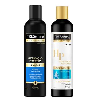 Kit Shampoo Tresemmé Hidratação Profunda 400ml + Condicionador ...