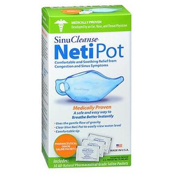Kit Sinucleanse Neti Pot - Lavagem Nasal Natural (4 Unidades) - Higiene ...