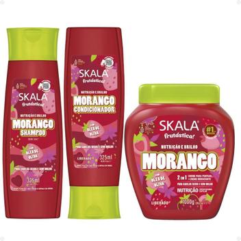 Kit Skala Morango: Shampoo E Condicionador + Mascara 1000Ml - Kit ...