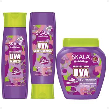 Kit Skala Uva: Shampoo e Condicionador+ máscara de tratamento - Kit de ...