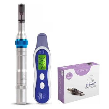 Kit Smart Derma Pen + Smart Analyzer + 10 Cartuchos Smart Gr - Pen Drive - Magazine Luiza