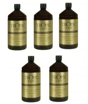 Kit Solução Autobronzeante Tropic Tan - 5 Unidades (1 L x 5) - Salão de ...