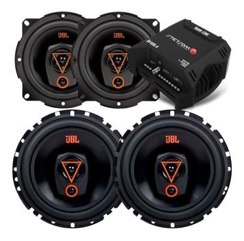 Kit Som Automotivo 4 Alto Falantes Carro Jbl 6 Pol + 5 Pol ...