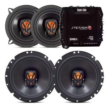 Kit Som Automotivo Jbl 4 Auto Falantes Selenium 200w Rms + Módulo ...