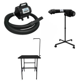 KIT Soprador alpha, Secador Turbo, Mesa Fixa com Guia Trino Pet ...
