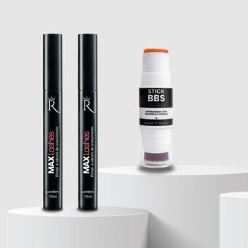 KIT Stick BBS Rosê + Max Lashes 2 unidades - rainha nativa - Corretivo ...