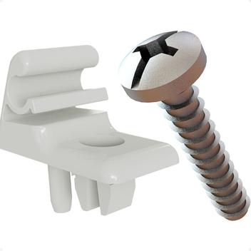 Kit Suporte Quebra-Sol Fiat Strada 2008 a 2012 - 1334647 - KPA0220002 ...