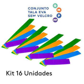 Kit Talas Aramadas Ajustável E.V.A 16 Unidades Ortoflex - Cabide de ...