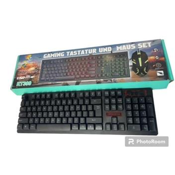 Kit Teclado e Mouse Gamer LED RGB USB KT399 - Yelandar - Quanhe - Kit ...