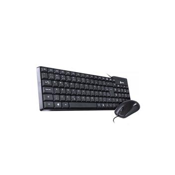 Kit Teclado e Mouse Vinik Dynamic CD100 ABNT2 USB 1,8m 1000 DPI - Preto ...