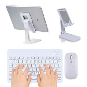 Kit Teclado + Mouse + Suporte Para Tablet Amazon Fire Hd8 12 - Star Capas E Acessórios - Suporte ...