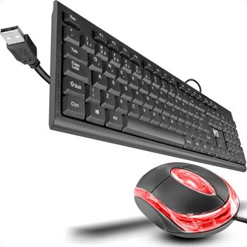 Kit Teclado Mouse Usb Com Fio Básico Barato Pc Notebook - Link Sky - Kit Teclado e Mouse ...