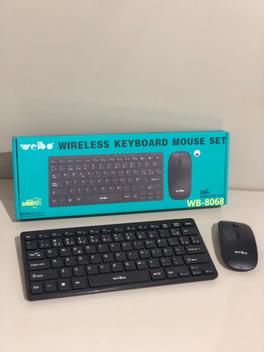 Kit ( Teclado + Mouse ) Wireless /Weibo WB-8068 USB 3.0/2.0/1.0 - Kit ...