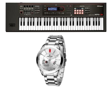 Kit Teclado Sintetizador Roland XPS30 e Relógio Dk11268-4 - Teclado ...