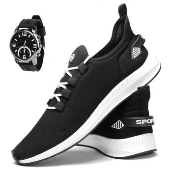 Kit Tênis Esportivo Masculino Leve Conforto Esporte Físico Academia ...