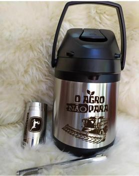 Kit Tereré Completo Personalizado Térmica 2,5 Litros Inox - MB - Kit ...