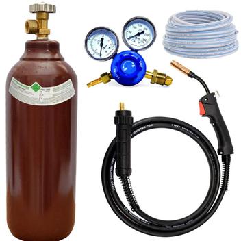 Kit Tig: Cilindro de Argônio Mat 1m3 + 2 Metros Mangueira Cristal ...