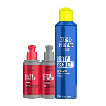 Kit TIGI Bed Head Resurrection Dirty Secret MINI (3 Produtos) - Kit de ...
