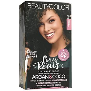 Kit Tinta BeautyColor Coloração Creme Cabelo Cores Reais Tonalizante ...
