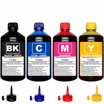 Kit Tinta Compatível Para Epson L395 L396 L380 L365 L375 L365 L355 L120 ...