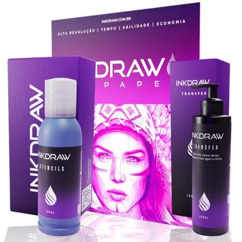 Kit Tinta Inkdraw Stencil + Inkdraw Paper / Inkdraw Transfer - InkDraw ...