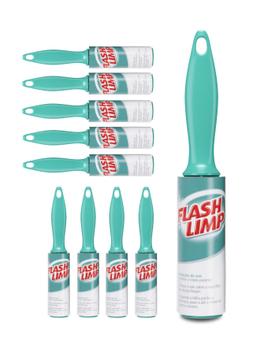 Kit Tira Pelos Rolo Adesivo 30 Folhas Com 10 Peças Flash Limp - Rolo ...