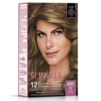 Kit Tonalizante Amend Supéria Color Louro Claro 800 - Shampoo ...