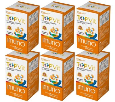 Kit TopVit Imuno 6 Caixas 60 Cápsulas Cada - DOMINA FARMA ...