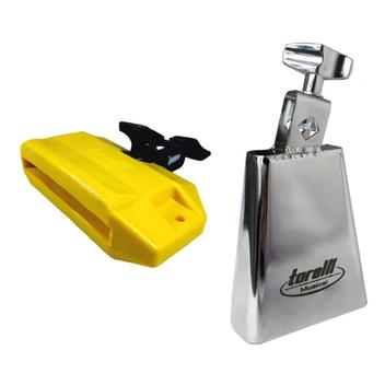 Kit Torelli Bloco Sonoro Agudo + Cowbell 6'' Cromado To055 - Torelli ...