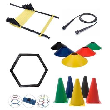 Kit Treino Pratos + Cone + Escada Pvc + Argola + Corda Pular - Vitoria ...
