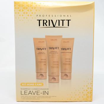 Kit Trivitt Home Care Leave-in 3 Produtos - Kit de Tratamento para ...