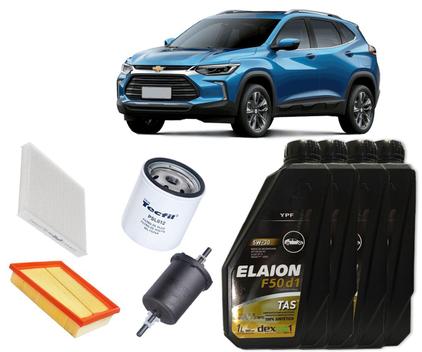 Kit Troca De Óleo 5w30 e Filtros Gm Tracker 1.0 12v Turbo 2021 2022 ...