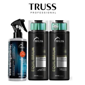 Kit Truss Profissional Equilibrium Shampoo Condicionador e Uso ...