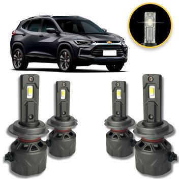 Kit Ultra Led Farol Baixo e Alto Chevrolet Tracker 2021 A 2025 ...