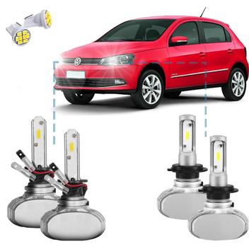 Kit Ultra Led S1 Gol G6 2013/2016 12000Lm 6500K Alto E Baixo - Lâmpada ...