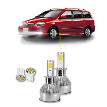 Kit Ultra Led Toyota Fielder 2004/2008 20000 Lúmens 6500K - V10 ...