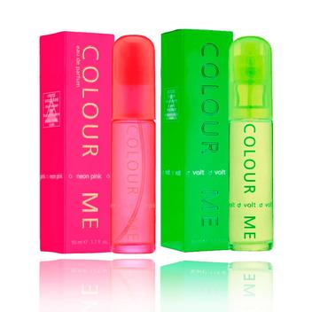 Kit Unissex Colour Me Neon Pink 50ml e Neon Volt 50ml Eau de Parfum ...