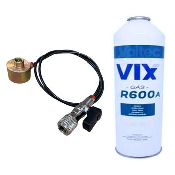 Kit Válvula Base Lata Descartável + Gás R600A R600 420Gr - Brazan ...