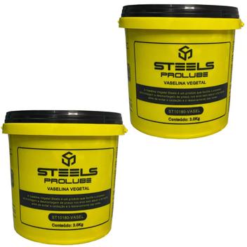 Kit Vaselina Sólida Galão 3 Kg ST10180-VASEL 2 Unidades - STEELS ...