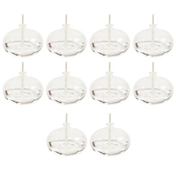 Kit Velas Lamparina De Vidro 300ml Flutuante Em Água Para Banheira - 10 ...