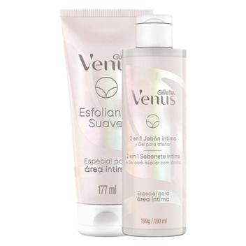 Kit Venus Intima Sabonete Líquido 190ml + Esfoliante Intima 177ml ...