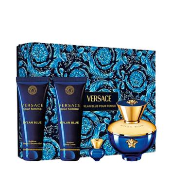 Kit Versace Dylan Blue Pour Femme - Eau De Parfum 100ml + Body Lotion ...