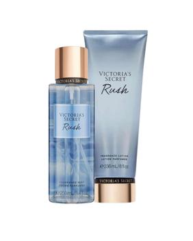 Kit Victoria's Secret Rush Creme Hidratante 236ml + Body Splash 250ml ...