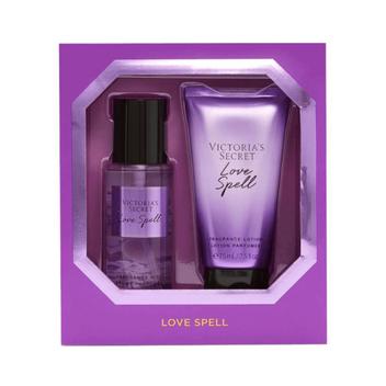Kit Victoria Secret Mini Love Spell Body Mist e Lotion 75ml - Victoria ...