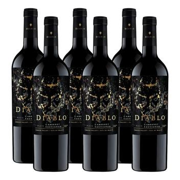Kit Vinho Diablo Cabernet Sauvignon Black 750ml 6 Uni - CASILLERO DEL ...