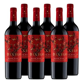 Kit Vinho Diablo Dark Red 750Ml 6 Unidades - Casillero Del Diablo ...
