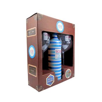 Kit: vinho frances rose piscine 750ml + 2 taças acrilicas - Vinho ...